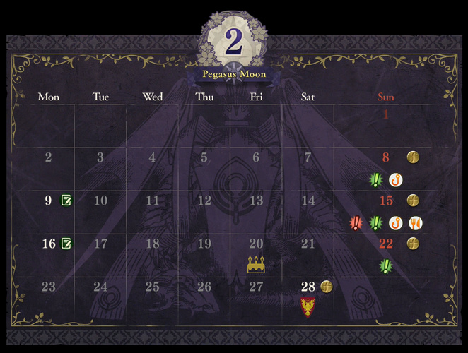 Month 2 - Free Time (Crimson Flower) - Fire Emblem: Three Houses ...