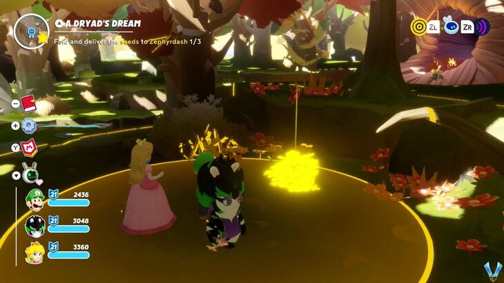 Mario + Rabbids Sparks of Hope - A Dryad's Dream Walkthrough - Neoseeker