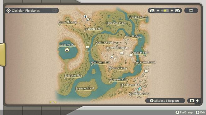 Obsidian Fields Map & Pokemon Guide - Pokémon Legends: Arceus - Neoseeker