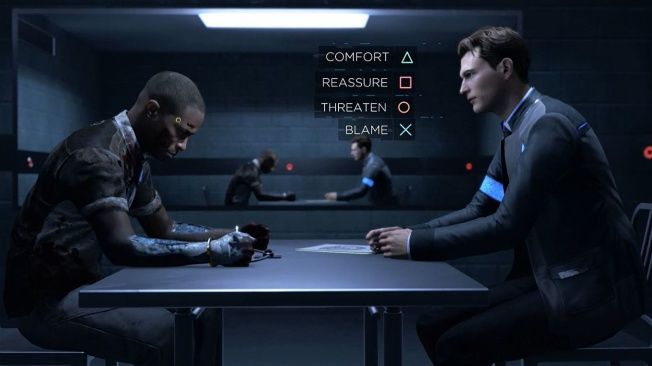 Walkthrough: The Interrogation - Detroit: Become Human - Neoseeker