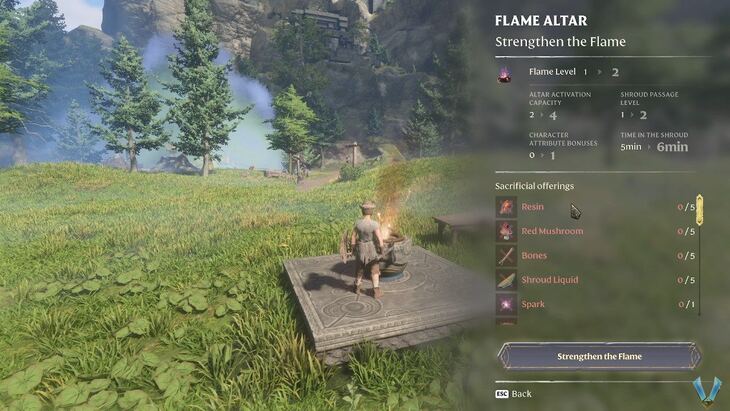Enshrouded - Flame Altar and Base Improvement Walkthrough - Neoseeker