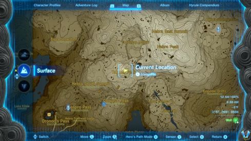 Tears of the Kingdom - A Picture for Snowfield Stable Walkthrough - The ...