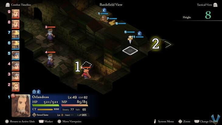 Orbonne Monastery - Vaults - 4th Level - Final Fantasy Tactics - The ...