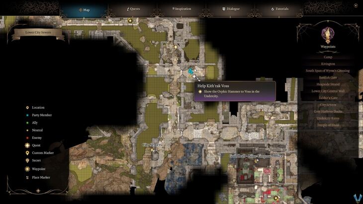 Baldur's Gate 3 - Help Kith'rak Voss Walkthrough - Neoseeker