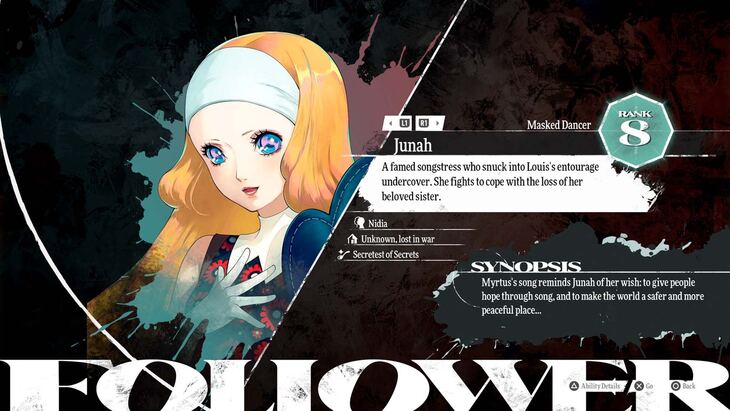 Junah Follower Bond Guide - Metaphor: ReFantazio - Neoseeker