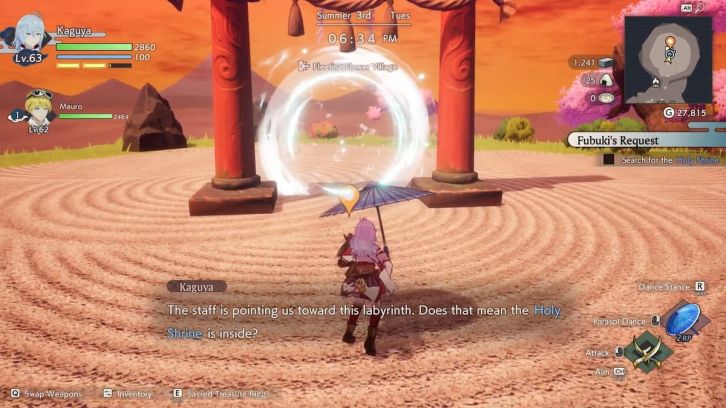 Rune Factory: Guardians of Azuma The Holy Shrine of Spring Quests Guide ...