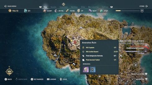 Ainigmata Ostraka: Petrified Islands - Assassin's Creed Odyssey ...