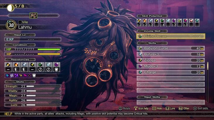 Lahmu (Creation) Boss Battle Guide - Shin Megami Tensei V: Vengeance ...