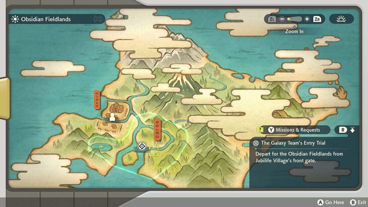 The Galaxy Teams Entry Trial - Pokémon Legends: Arceus Walkthrough ...