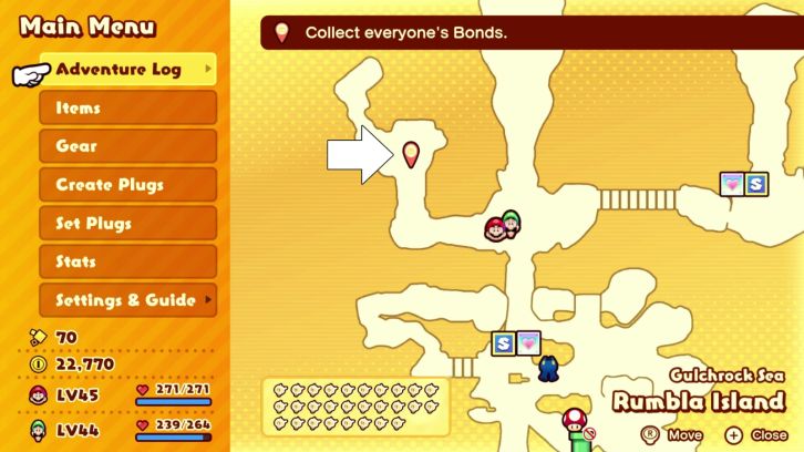 Gathering Bond Energy - Mario & Luigi: Brothership Walkthrough - Neoseeker