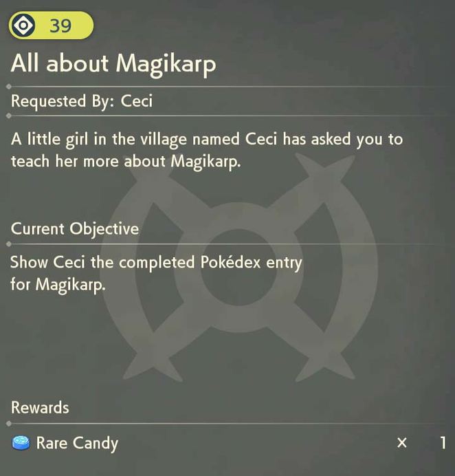 All about Magikarp Request Guide - Pokémon Legends: Arceus - Neoseeker