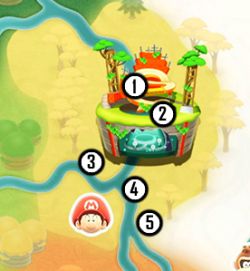 Mario Kart World - All Dandelion Depths Region Peach Medallions - Neoseeker