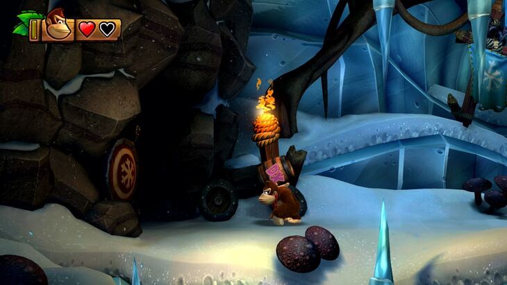 6-4 Blurry Flurry - Donkey Kong Country: Tropical Freeze Walkthrough ...