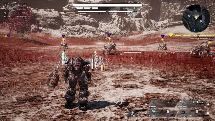 Data collection, heavyweight armor Guide - Daemon X Machina: Titanic ...