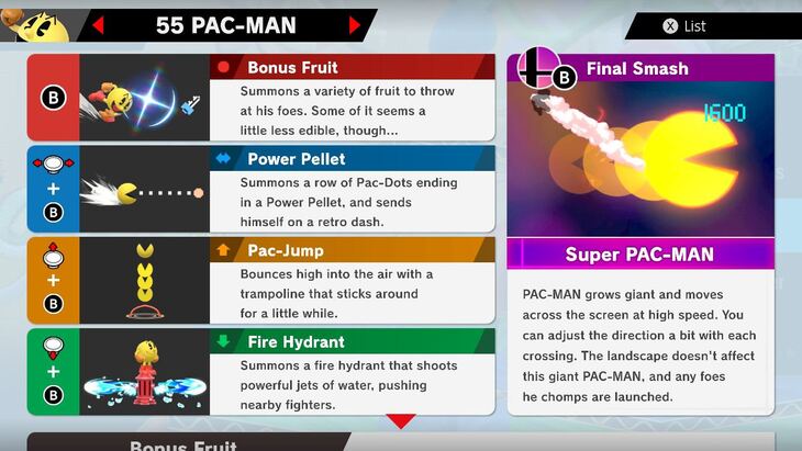 PAC-MAN - Super Smash Bros. Ultimate Walkthrough - Neoseeker