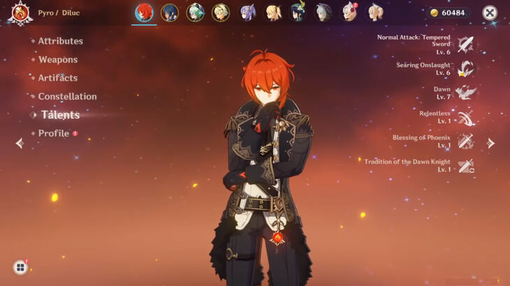 Genshin Impact - Diluc Guide - Neoseeker