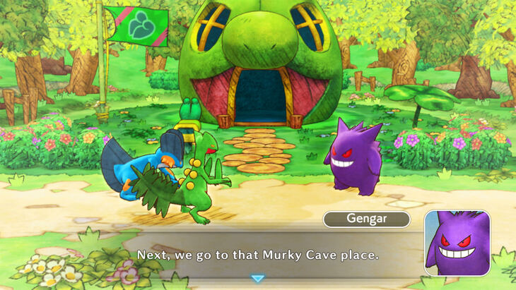 Gengar Quest - Pokémon Mystery Dungeon: Blue Rescue Team DX Walkthrough ...