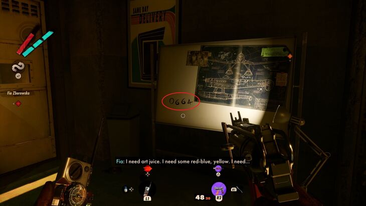 Deathloop - Where to find the "Code" for the Delivery System - Neoseeker