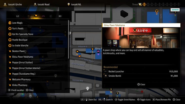 Like a Dragon: Infinite Wealth - List of Shops - Neoseeker