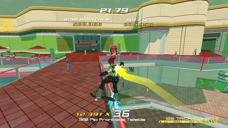 Bomb Rush Cyberfunk - Millennium Mall Walkthrough (Part 2) - Neoseeker