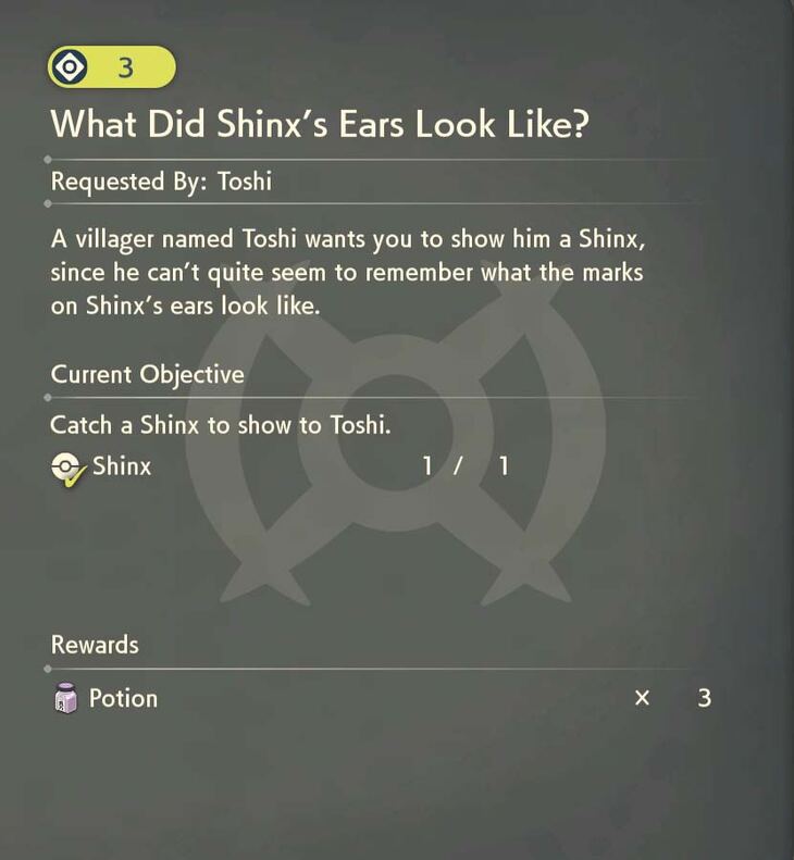 What Did Shinx's Ears Look Like? Request Guide - Pokémon Legends ...