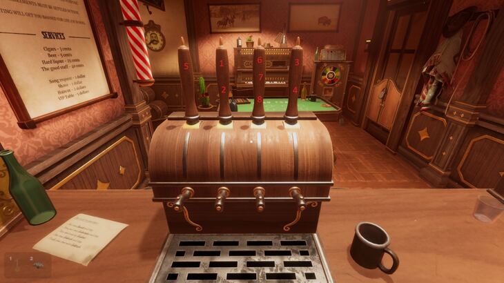 Escape Simulator (2021) - Wild West DLC - The Saloon Walkthrough - Neoseeker