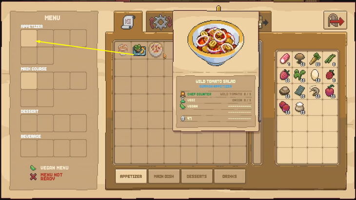 How to Edit the Menu - Chef RPG Walkthrough - Neoseeker