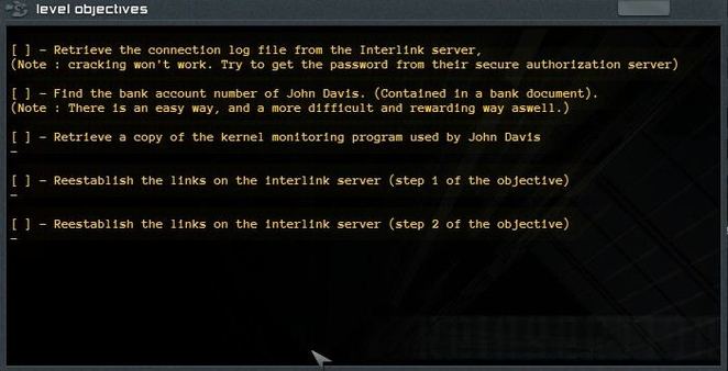 Level 3: Checkpoint - Hacker Evolution Walkthrough - Neoseeker
