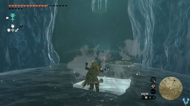 Tears of the Kingdom - Crossing the Cold Pool Walkthrough - The Legend ...