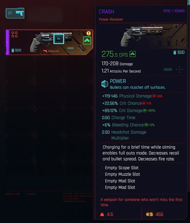 Cyberpunk 2077 - Iconic Weapons Guide - Neoseeker