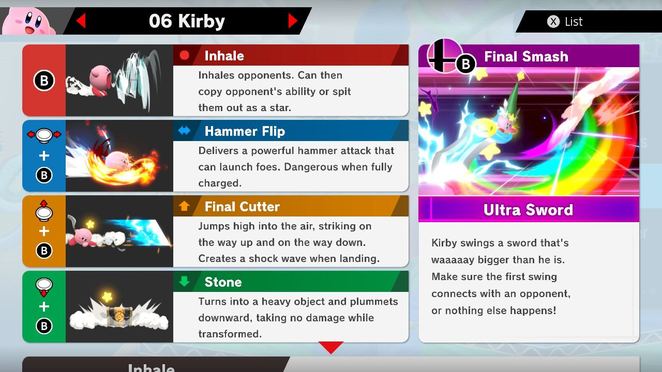 Kirby - Super Smash Bros. Ultimate Walkthrough - Neoseeker