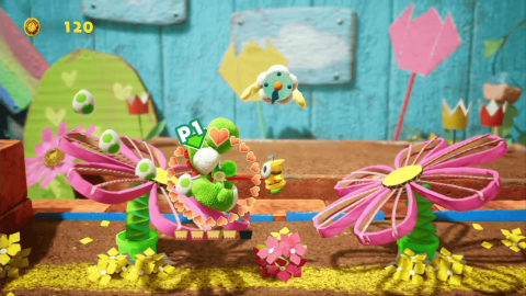 Spring Sprung Trail - Yoshi's Crafted World Walkthrough - Neoseeker