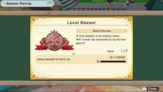 Story of Seasons: Grand Bazaar Bazaar Rank Guide - Neoseeker