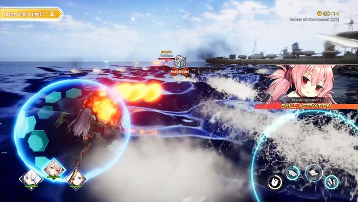 Combat Basics - Azur Lane Crosswave Walkthrough - Neoseeker
