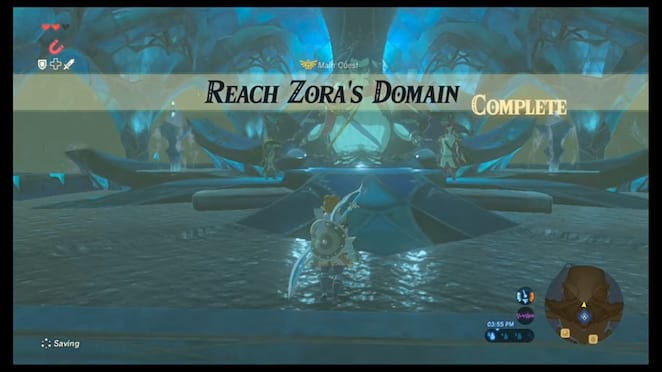 Reach Zora's Domain - The Legend of Zelda: Breath of the Wild ...