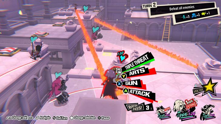 Assault on Marie's Castle Walkthrough - Persona 5 Tactica - Neoseeker