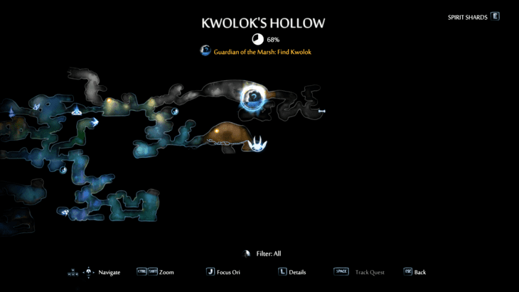 Spirit Shards - Ori and the Will of the Wisps Walkthrough - Neoseeker