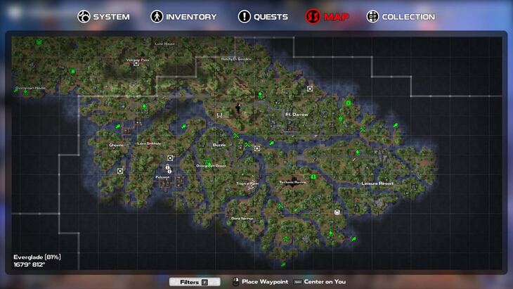 Everglade Map - Dysmantle Walkthrough - Neoseeker