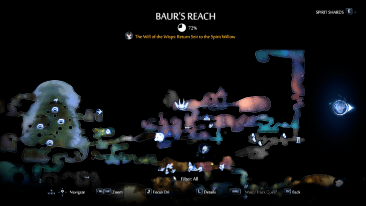 Spirit Shards - Ori and the Will of the Wisps Walkthrough - Neoseeker