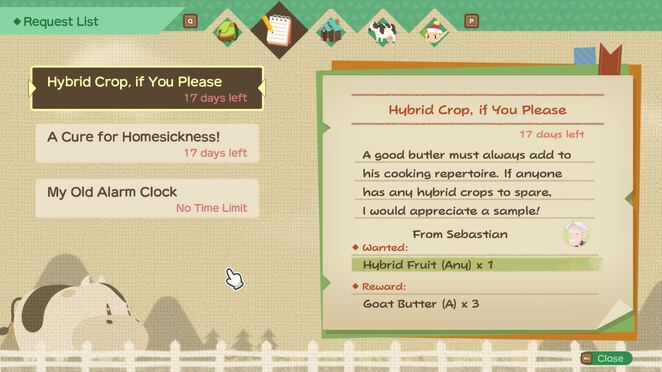 Story of Seasons: A Wonderful Life (2023) - Requests Guide and Request ...