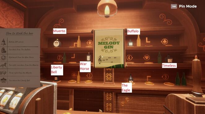 Escape Simulator (2021) - Wild West DLC - The Saloon Walkthrough - Neoseeker