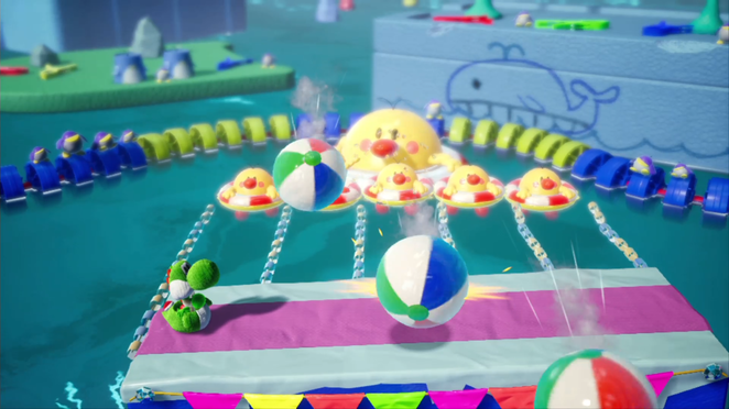 Burt's Bouncy Battle - Yoshi's Crafted World Walkthrough - Neoseeker