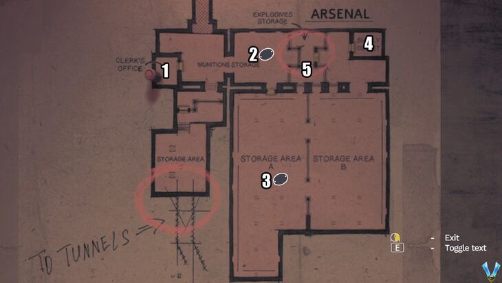 Amnesia: The Bunker - Arsenal Walkthrough - Neoseeker