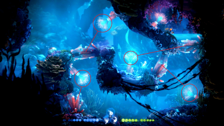 Luma Pools - Ori and the Will of the Wisps Walkthrough - Neoseeker