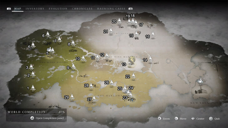 Banishers: Ghosts of New Eden - All Shelter Locations - Neoseeker