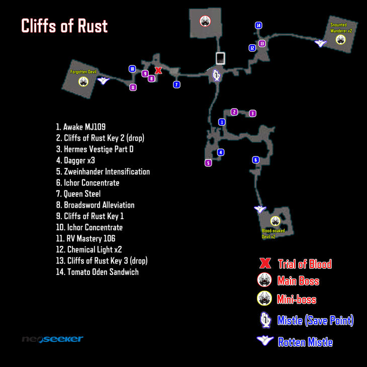 Depths-Cliffs of Rust - Code Vein Walkthrough - Neoseeker