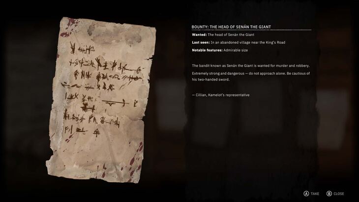 Senán The Giant Bounty Guide - Tainted Grail: The Fall of Avalon ...