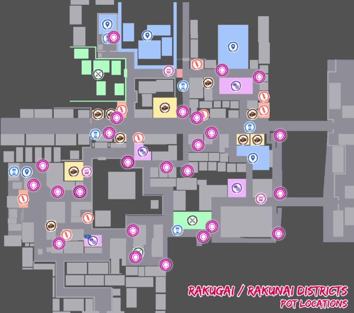 Pot Locations Guide - Like a Dragon: Ishin! - Neoseeker