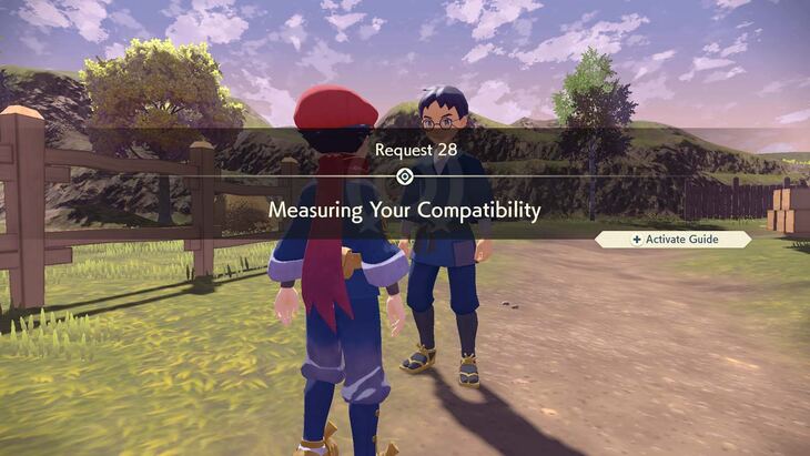 Measuring Your Compatibility Request Guide - Pokémon Legends: Arceus ...