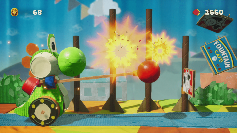 Go-Go Yoshi - Yoshi's Crafted World Walkthrough - Neoseeker